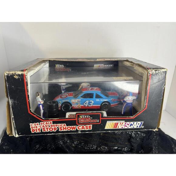 Toys | Nascar 43 Richard Petty Diecast Stp Pontiac 124 Scale Pit Stop ...